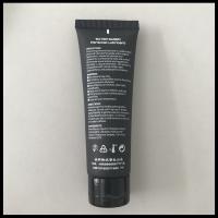 China Flip Cap Type Plastic Cosmetic Tubes 60ml 50ml Capacity With Black Color for sale