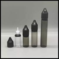 China Vape Juice PET Empty Wide Mouth Unicorn Bottles RV 30/60/120ml Long Thin Tip Dropper for sale