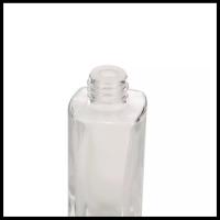 China Liquid Essential Oil Dropper Bottles 30ml Flat Shoulder Colorful Glass Essence Containers for sale