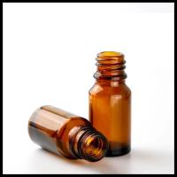 China ISO Amber Glass Essnetial Oil Bottles 10ml Black Big Head Burglarproof Screw Cap for sale
