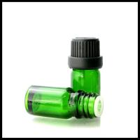 China ISO Amber Glass Essnetial Oil Bottles 10ml Black Big Head Burglarproof Screw Cap for sale