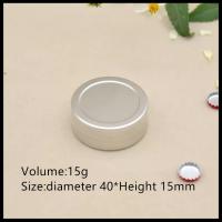 China 15g Empty Round Shoe Polish Tin Can Aluminum Can Storage Aluminum Box for sale