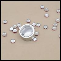 China 25g Aluminum Jar With PVC Window Aluminum Wax Can Wholesale for sale