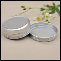 China Empty Aluminum Cosmetic Containers , 100g Aluminum Cosmetic Jar With Lids for sale