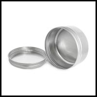 China 150g Cosmetic Cream Container Aluminum Dried Fruit Jar With Screw Lids for sale