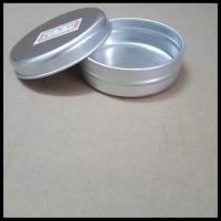 China 60g Metal Thread Round Cans With Screw Lids Tinplate packaging tins Candy Jar for sale