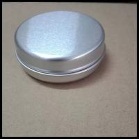 China 60g Metal Thread Round Cans With Screw Lids Tinplate packaging tins Candy Jar for sale