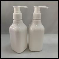 China Square PET Cosmetic Personal Care Bottles 200ml Facial Clearner Shampoo Container for sale