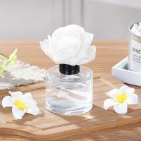 China Aroma Decorative Glass Reed Diffuser Bottles , Essential Oil Bottles 50ML 100M for sale
