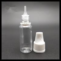 China TPD 10ML PET E Cig E Liquid Plastic Dropper Bottles Triangle Blind Standard for sale