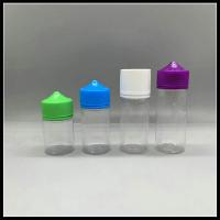 China Flat Cap Dropper Bottles Vape Liquid , 100ml 120ml Unicorn Gorilla Bottles for sale