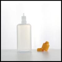 China LDPE Plastic Thin Tip Dropper New Design Vape Bottles 120mL Capacity Childproof Tamper Cap for sale