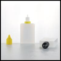 China Squeezable PE Flat Square New Design Vape Juice Bottles DIY E - Liquid Container for sale