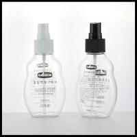 China Refillable Essential Oil Spray Bottles Plastic Material 100ml Capacity Flat Shape for sale