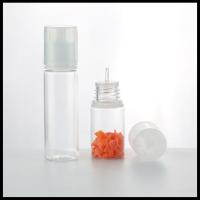China Childproof PET Dropper 60ml Unicorn Bottle Vape Juice Container Chubby Round Shape for sale