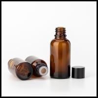China Tamper Proof Cap Amber Glass Dropper Bottles Multi Colors Choice Safe Storage for sale