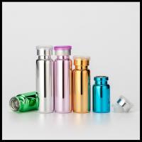 China Pharmaceutical Cosmetic Tubular Glass Bottle Metallic Vials Recyclable Material for sale