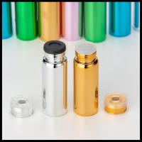 China Pharmaceutical Cosmetic Tubular Glass Bottle Metallic Vials Recyclable Material for sale