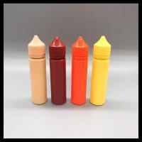 China Liquid Refill Chubby Gorilla Unicorn Bottle 60ml PET Long Thin Tip Dropper for sale