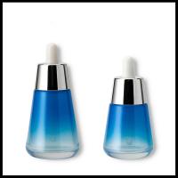 China Conical Glass Dropper Cosmetic Bottles Jars Dispensier Container Essential Oil Packing for sale