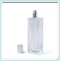 China Flat Glass Essential Oil Spray Bottles Fine Mist Make Up Atomizer Container 50ml for sale