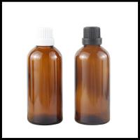 China 100ml Essential Oil Glass Dropper Bottle Tamper Proof Screw Cap Pe Insert for sale