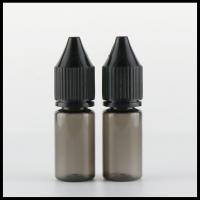 China 10ml V3 Clear Black Gorilla Bottles Vape Juice Plastic Dropper Bottles Child Safty Cap for sale