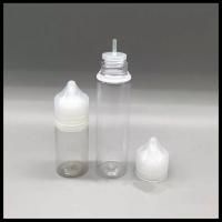 China RV3 Chubby Gorilla 30ml 60ml Unicorn Bottle Clear Plastic Easy To Clean for sale