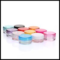 China 3g 5g Volume Clear Plastic Jars Cosmetic Containers Eye Shadow Powder Cans for sale