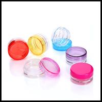 China 3g 5g Volume Clear Plastic Jars Cosmetic Containers Eye Shadow Powder Cans for sale