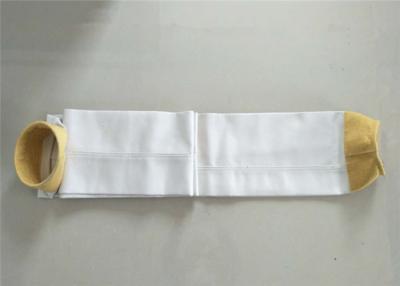 China PTFE coated woven fiberglass dust filter bag for cement plant for sale