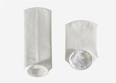 China Plastic Ring Welded Non Woven Filter Bag PP PE Polyester Nylon for sale