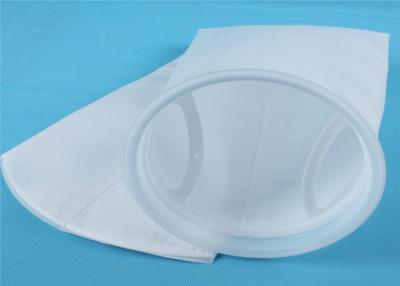 China 25 100 Micron Nylon Polyester Mesh Liquid Filter Bags Food Grade for sale