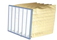 China Aluminum Alloy Galvanized Plastic Frame F5 Air Filter Bags 592×592×500mm for sale
