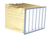 China Aluminum Alloy Galvanized Plastic Frame F5 Air Filter Bags 592×592×500mm for sale