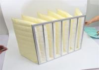 China High Efficiency Filters F8 Yellow F8 Bag Filter 592×592×500mm for sale