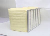 China High Efficiency Filters F7 Pink Air Filter Bags Medium Filter for sale