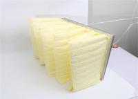 China High Efficiency Filters F7 Pink Air Filter Bags Medium Filter for sale