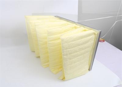 China High Efficiency Filters F7 Pink Air Filter Bags Medium Filter for sale