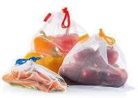 China Eco Friendly Washable Reusable Mesh Grocery Bags Nylon Mesh Bags For Vegetables for sale