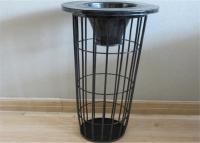 China Oval and Flat Support Air Filter Bag Cage Galvanised Steel for sale