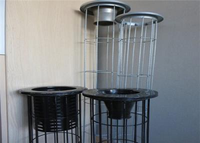 China Carbon Steel Silicone Coated 6'' Filter Bag Cage For Filter Bag for sale