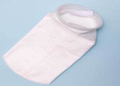 China Round Polyester Needle Felt Filter Bags Plastic Ring for sale