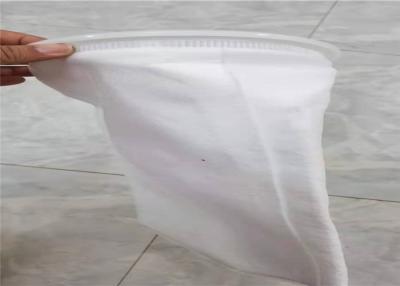 China Plastic Ring Polypropylene Felt Industrial Filter Bag 100 Micron for sale