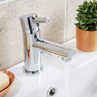 China Wall Mounted Concealed Valve Wash Basin Faucet With Thermostatic Control for sale