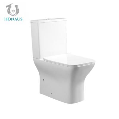 China CUPC Watermark Two Piece Toilet Bowl 250mm S Trap Washdown Dual Flush 620x360x800mm for sale