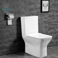 China CUPC Watermark Two Piece Toilet Bowl 250mm S Trap Washdown Dual Flush 620x360x800mm for sale