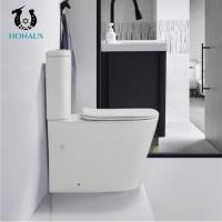 China OEM Cyclone Flushing Two Piece Water Closet for sale