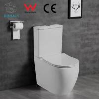 China Siphonic P/S Trap Ceramic Two Piece Toilet Bowl Sanitary Ware WC Customized for sale