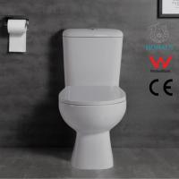China Two Piece P Trap S Trap Toilet Bowl Dual Flush 630x370x810mm Floor Mounted Water Closet for sale